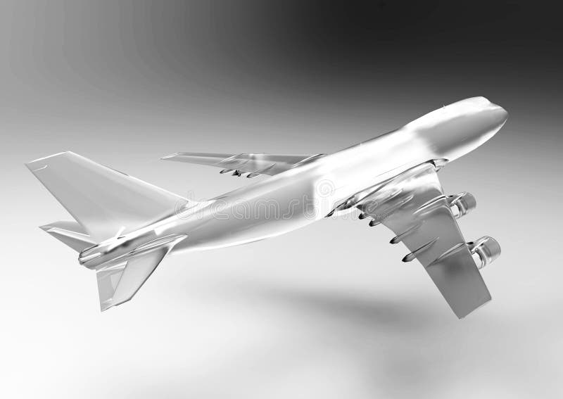 3D render plane stock illustration. Illustration of airshow - 93175136