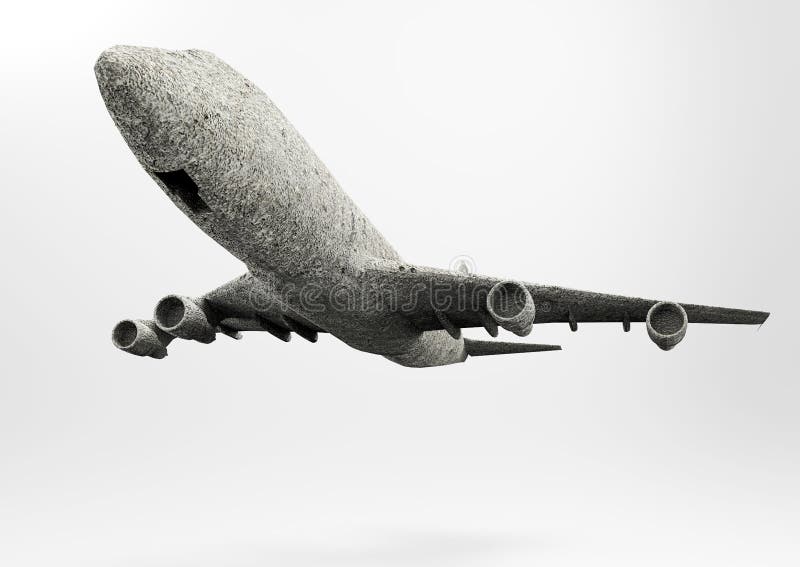 3D render plane stock illustration. Illustration of bomber - 93175230
