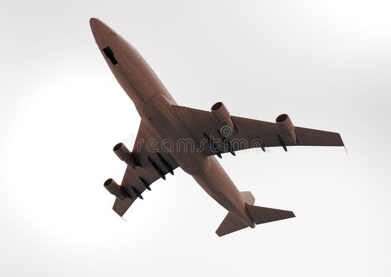 3D render plane stock illustration. Illustration of airforce - 93175244