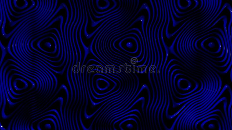 Blue Plasma Lines, Dark Background, Unique Design, Reflection, 3D ...