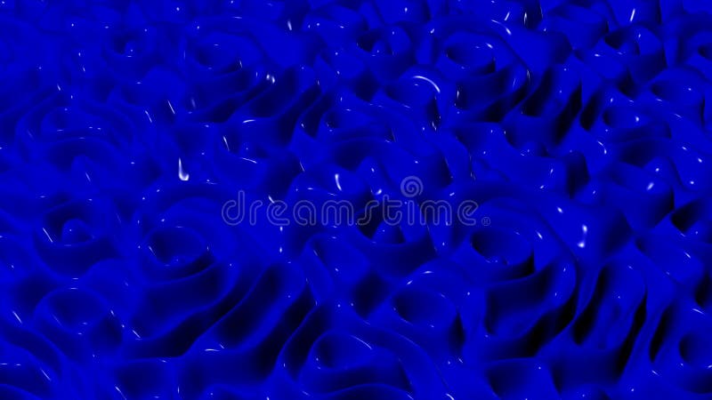Blue Plasma Waves, Background, Unique Design, Reflection, Luxury, 3D ...
