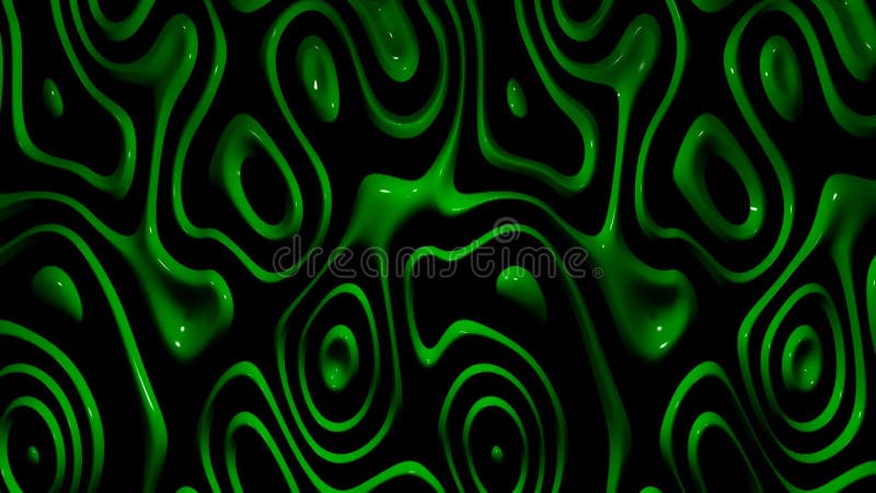 Green Plasma Lines, Dark Background, Luxury, Unique Design, Reflection ...