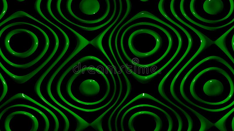 Green Plasma Lines, Dark Background, Reflection, Luxury, 3D Render ...