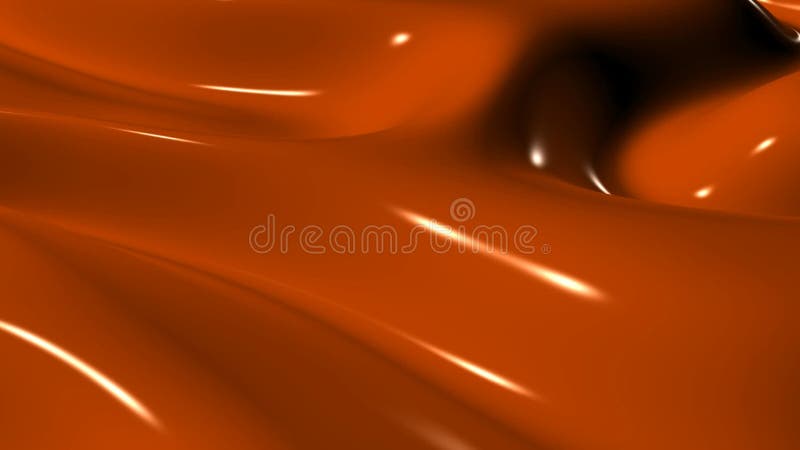 Orange Plasma Waves, Background, Luxury, Unique Design, 3D Render ...