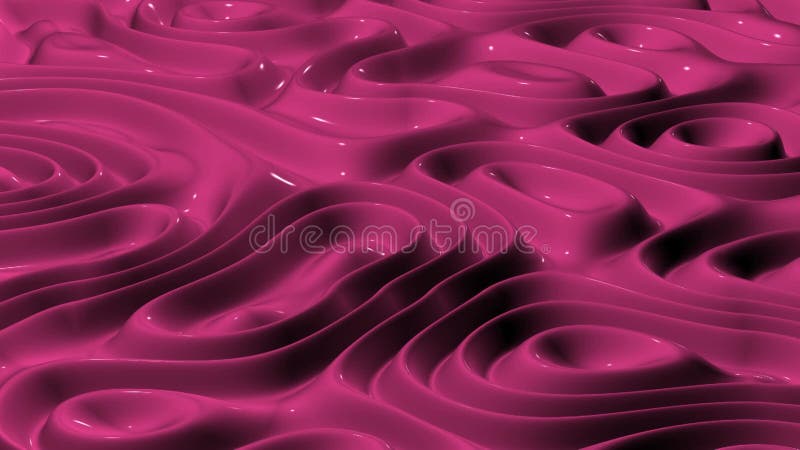 Pink Plasma Waves, Background, Reflection, 3D Render, Unique Design ...