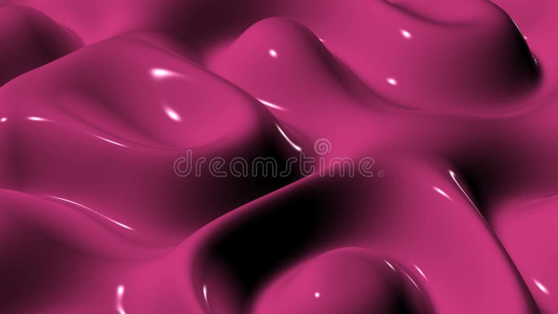 Pink Plasma Waves, Background, Reflection, Unique Design, 3D Render ...