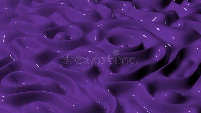 Purple Plasma Waves, Background, Unique Design, 3D Render, Reflection ...