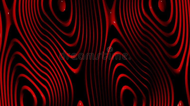 Red Plasma Lines, Dark Background, Luxury, 3D Render, Reflection ...