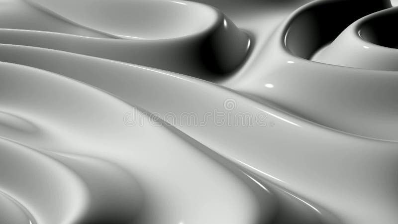 White Plasma Waves, Background, Luxury, 3D Render, Reflection, Unique ...