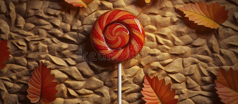 3D Render of a Playful, Sticky Lollipop Dripping with Syrup, Generative ...