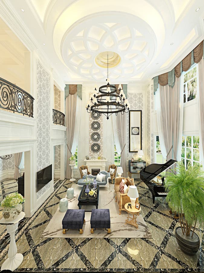 3d Render of Postmodern House Stock Illustration - Illustration of ...