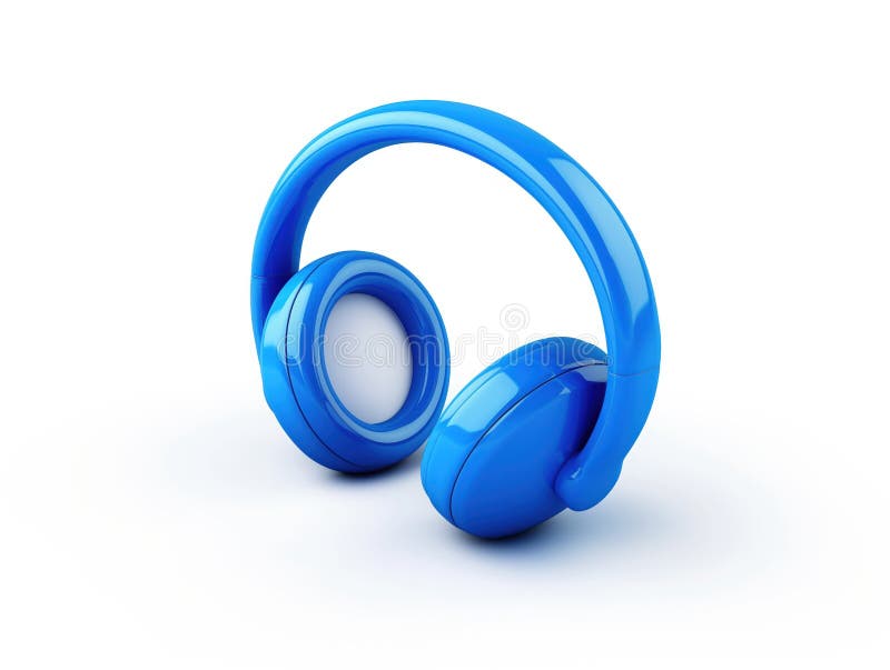 3D Render of Premium Call Center Icon in Blue, Isolated on White ...