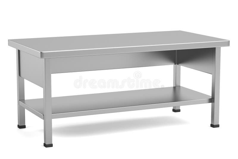 3d Render of Professional Restaurant Kitchen Inter Stock Illustration ...