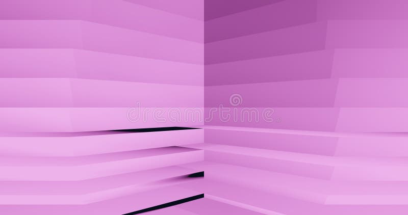 Render with Purple Rectangle Corner Stock Illustration - Illustration ...