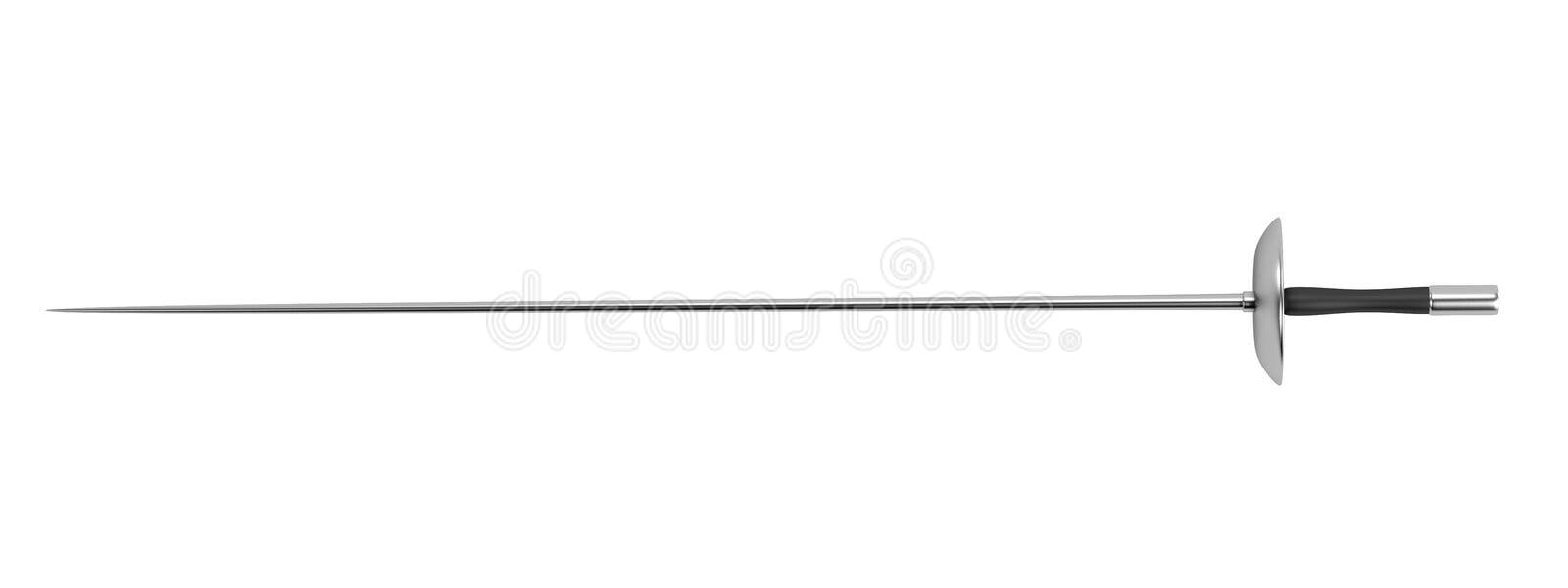 3d render of rapier stock illustration. Illustration of graphics - 40261462