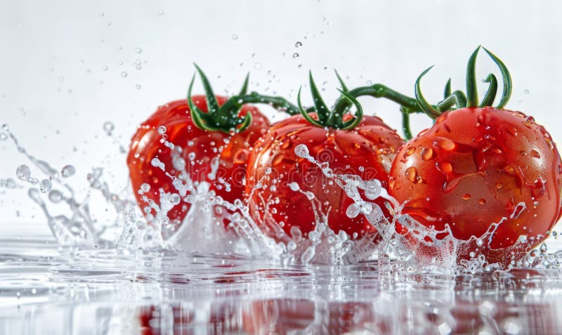 Tomato Splash stock illustration. Illustration of food - 78456969