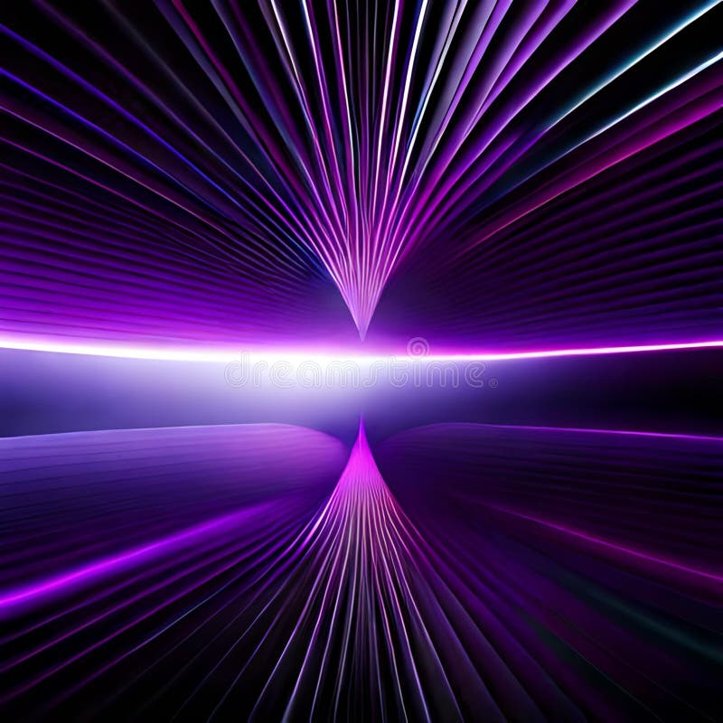 3d Render, Red Blue Wavy Neon Lines, Electronic Music Virtual Equalizer ...