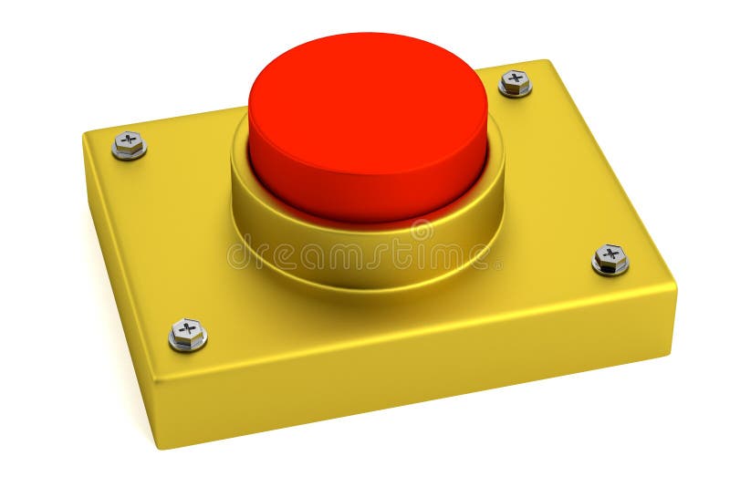 3d render of button stock illustration. Illustration of render - 37047920