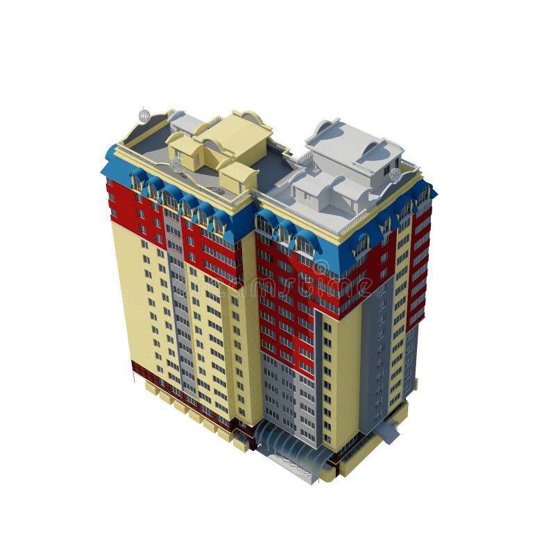 Modern Multi Storey Residential Building Stock Illustrations – 1,265 ...