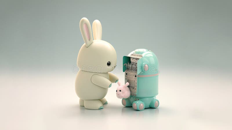 Robotic Bunny Stock Illustrations – 165 Robotic Bunny Stock ...