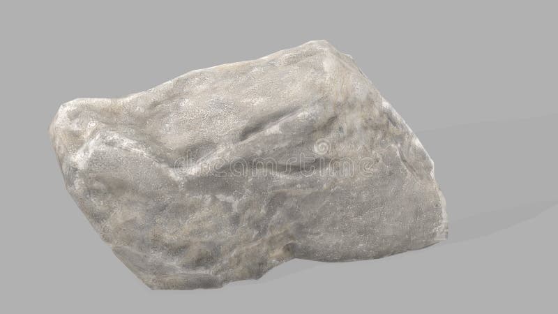 3D Render of Rock Stone stock illustration. Illustration of rock ...