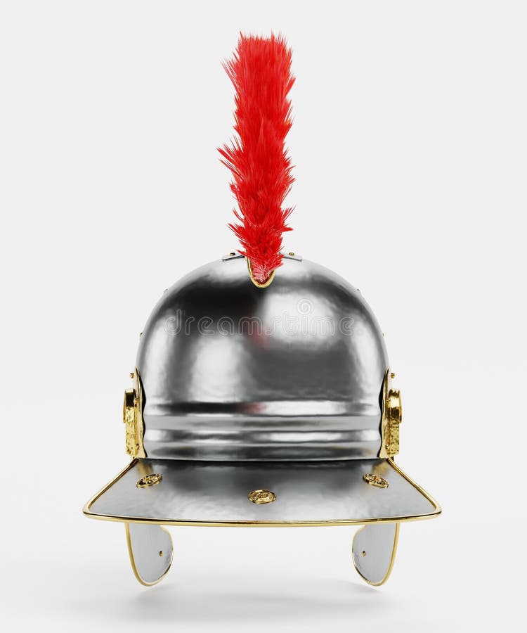 3D Render of Roman Helmet stock illustration. Illustration of rome ...