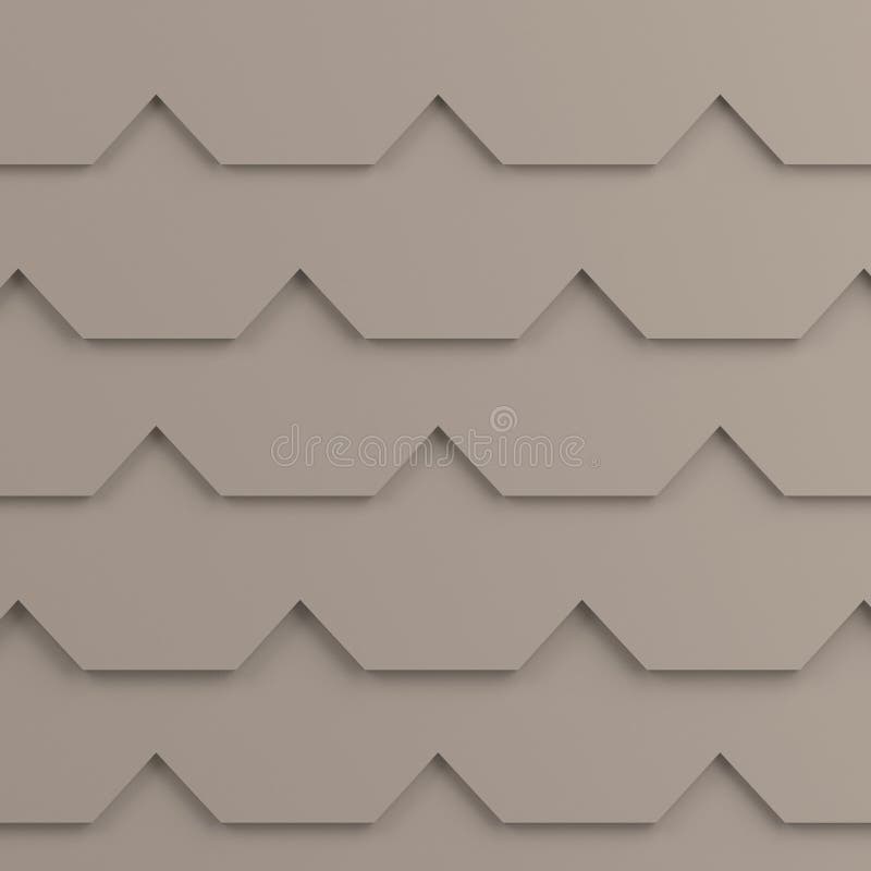 3d render of roof tile stock illustration. Illustration of classic ...