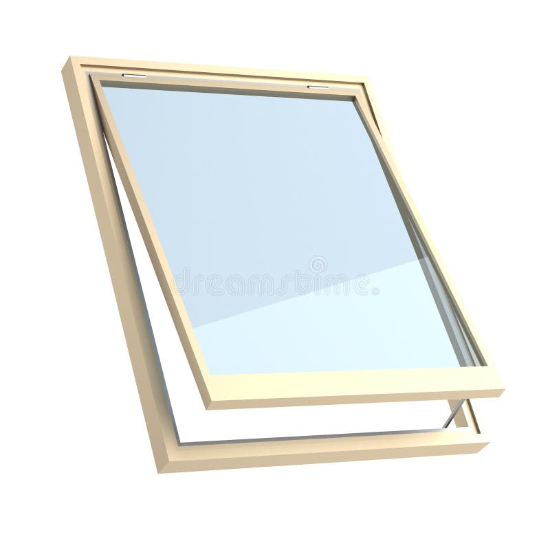 Roof window stock illustration. Illustration of architecture - 12153343