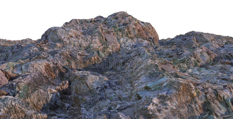 Rough Ground on White Background Stock Illustration - Illustration of ...