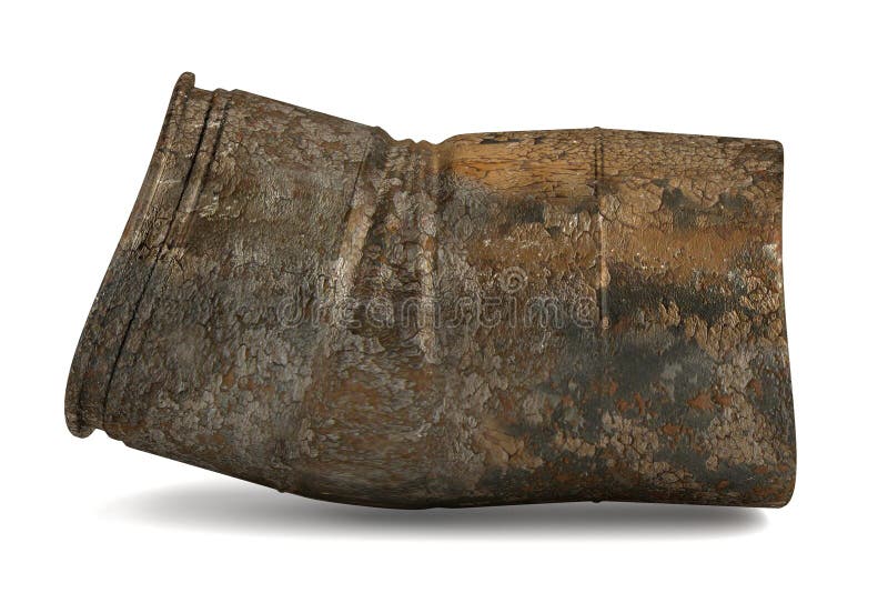 3d render of rusty can stock illustration. Illustration of cotainer ...