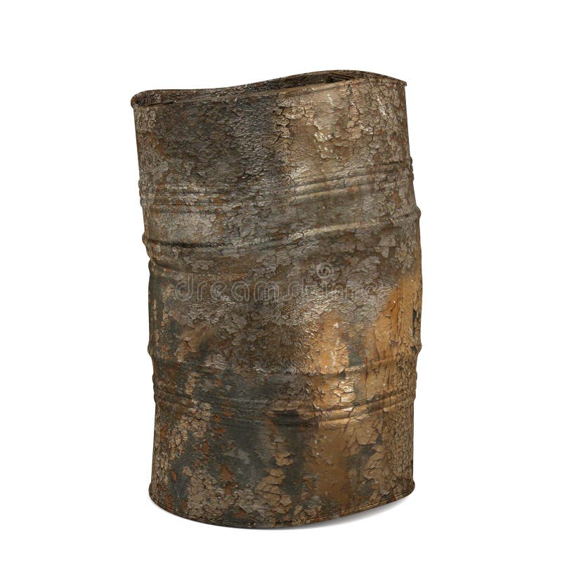 3d render of rusty cans stock illustration. Illustration of cotainer ...
