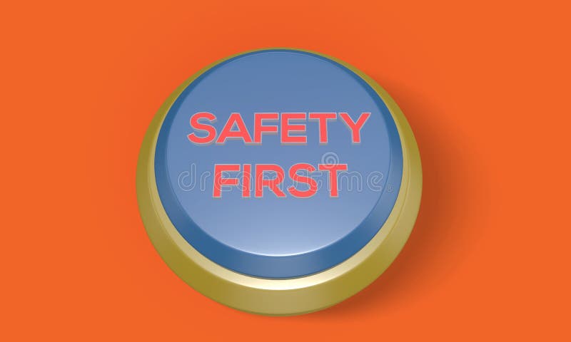 3d Safety First Button Stock Illustrations – 541 3d Safety First Button ...