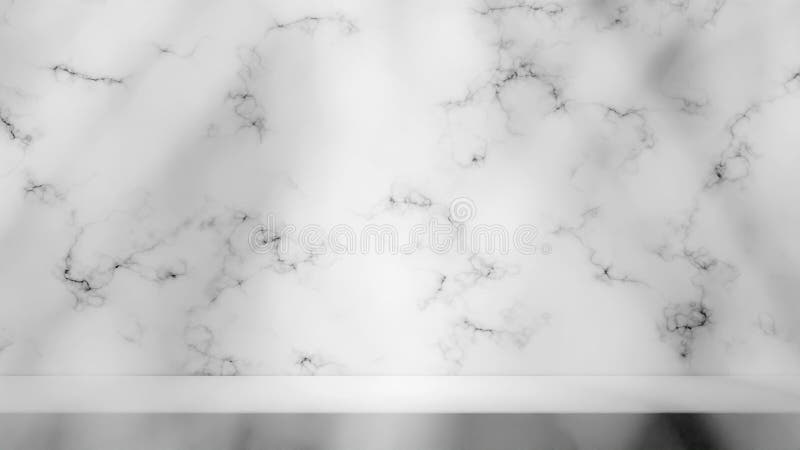 3d Render Scene with White Marble Wall. Luxury Product Platform with ...