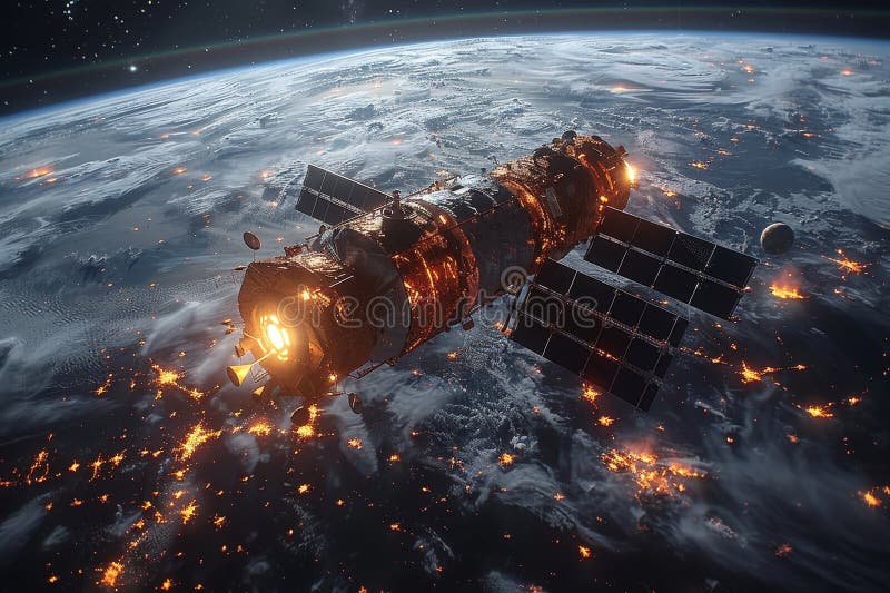 3d Render of a Scientific Spaceship for Research and Communication ...