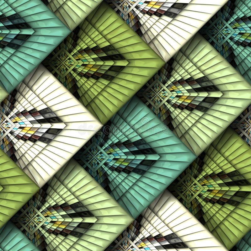 3D Render Seamless Pattern Background Tile Stock Illustration ...