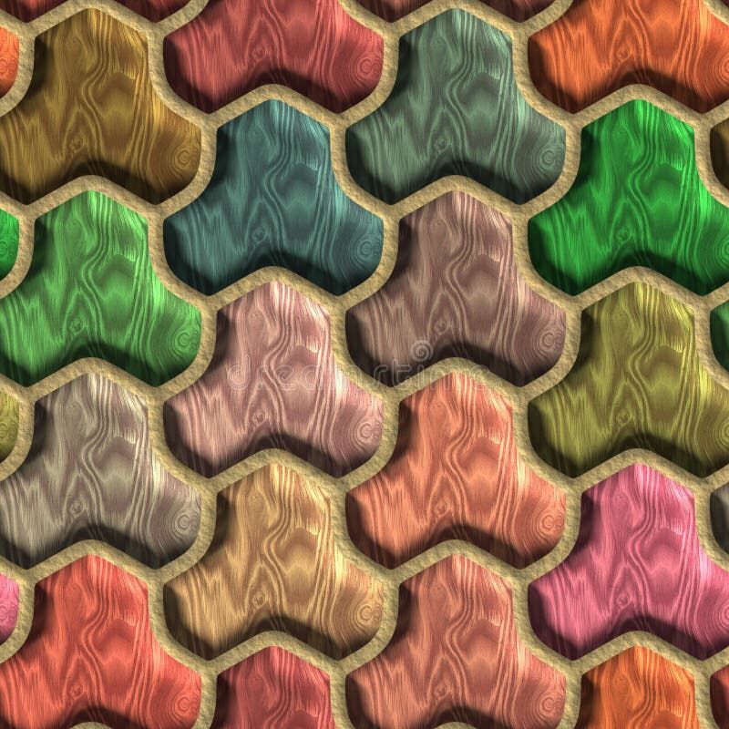 3D Render Seamless Pave Background Tile Stock Illustration ...