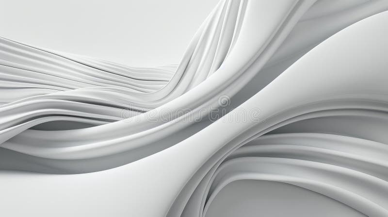 Abstract Minimalist White Background with Simple Objects. a Twisted ...