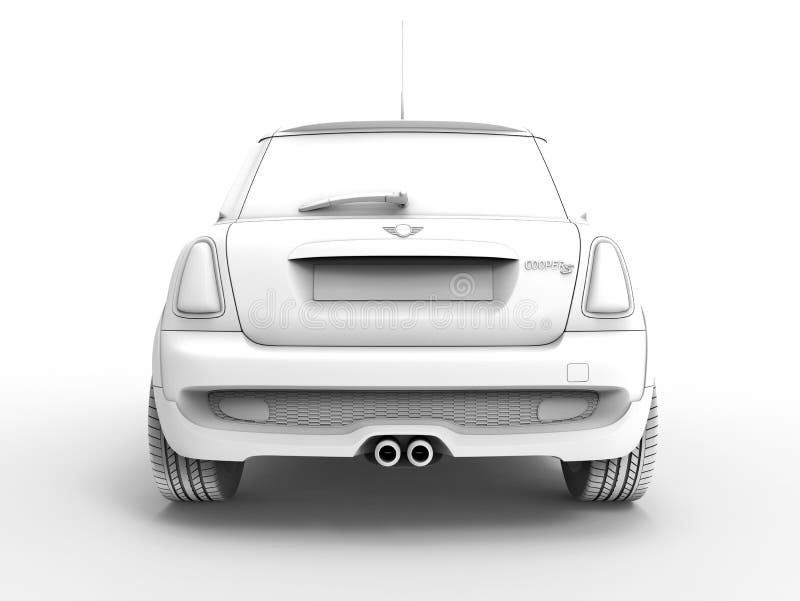 Mini Cooper Illustration stock vector. Illustration of mini - 188043