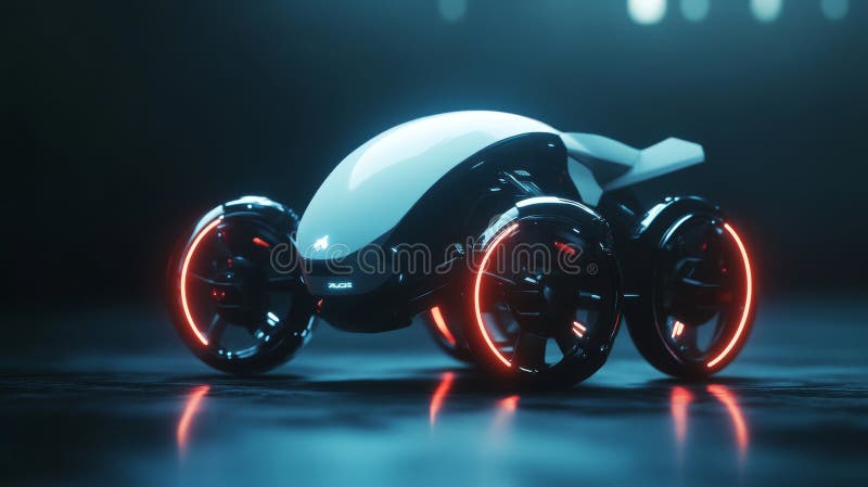 This 3D Render Shows the Back View of a Single-pilot Spaceship, a ...