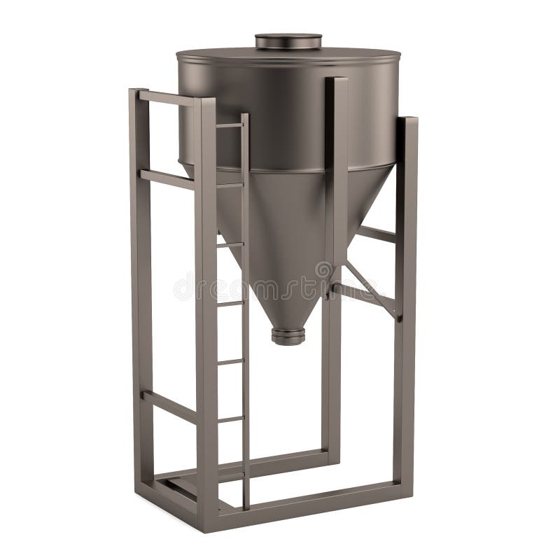 3d render of silo stock illustration. Illustration of render - 38231925
