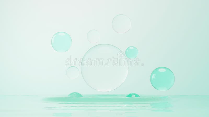 3d Render of Simple Chemical Bond in Side Cell or Molecules. the ...