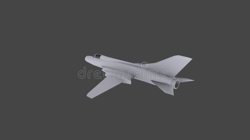 3D Render of a Sleek Fighter Jet in Mid-flight Stock Video - Video of ...