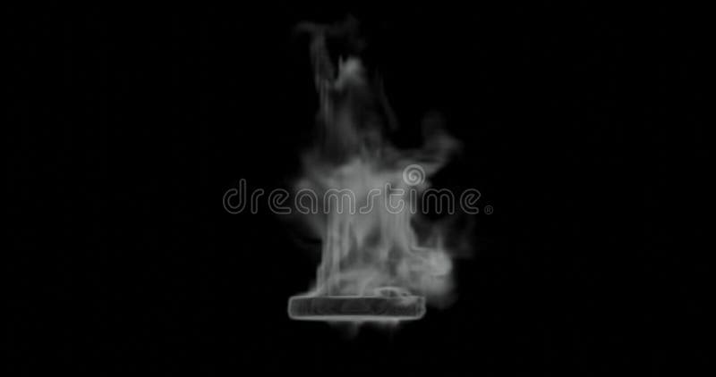 3d Render of Smoke or Steam for Food or Hot Surface Effect for Video ...