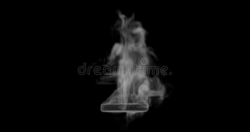 3d Render of Smoke or Steam for Food or Hot Surface Effect for Video ...