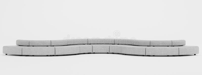 3D Render of Sofa stock illustration. Illustration of office - 299722479