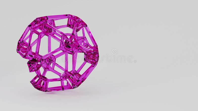 3d Render Sphere Glass Technology Geometric Background Animation Stock ...