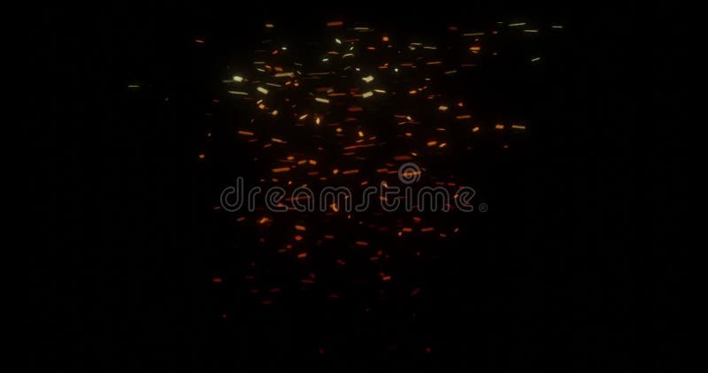 3d Render Spinning Fire Embers Overlay Stock Video - Video of particles ...