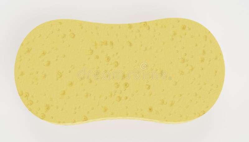 3D Render of Sponge stock illustration. Illustration of skin - 184326423