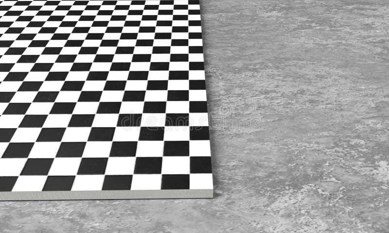 3d Render of Square Pavement Tiles in Gray Stone Concrete Stock ...