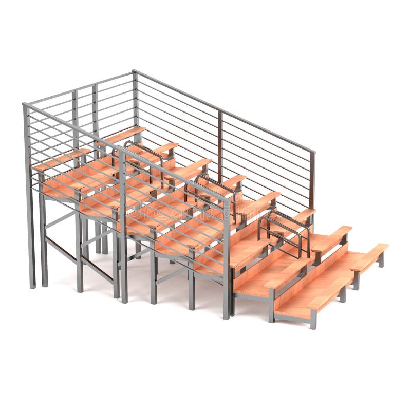 Illustration of Stadium Bench Stock Illustration - Illustration of ...